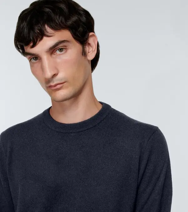 THE ROW Benji Cashmere Sweater - Blue
