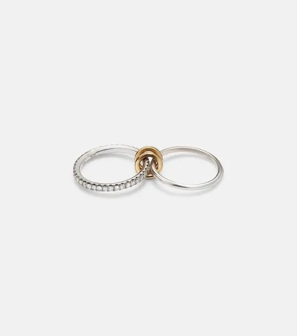 SPINELLI KILCOLLIN Marigold Sterling And 18kt Gold Ring With Diamonds - Silver