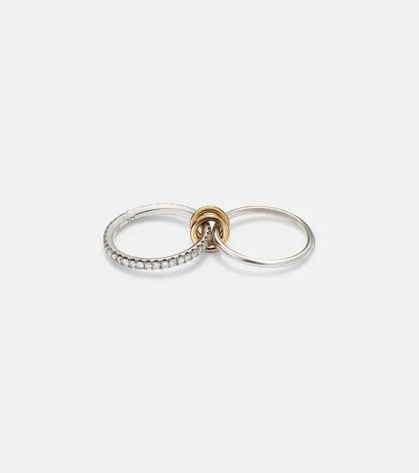 SPINELLI KILCOLLIN Marigold Sterling And 18kt Gold Ring With Diamonds - Silver