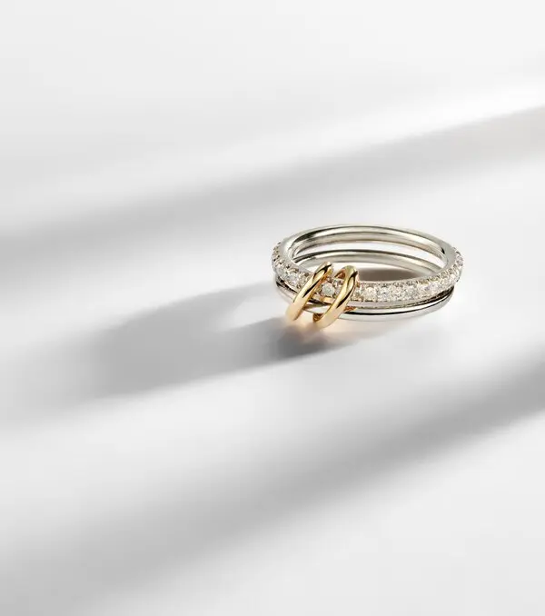 SPINELLI KILCOLLIN Marigold Sterling And 18kt Gold Ring With Diamonds - Silver