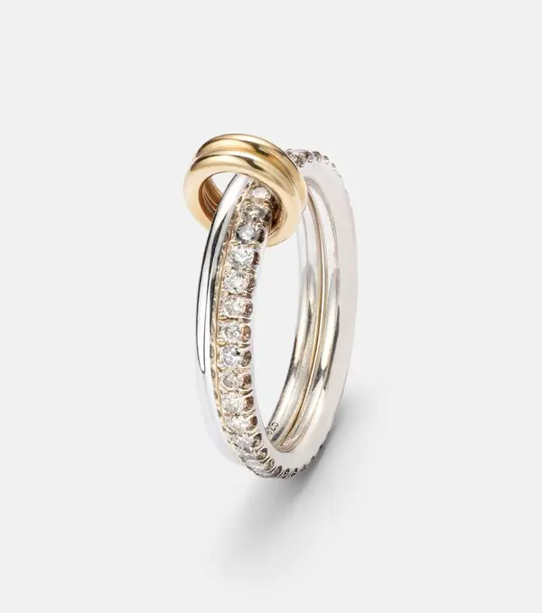 SPINELLI KILCOLLIN Marigold Sterling And 18kt Gold Ring With Diamonds - Silver