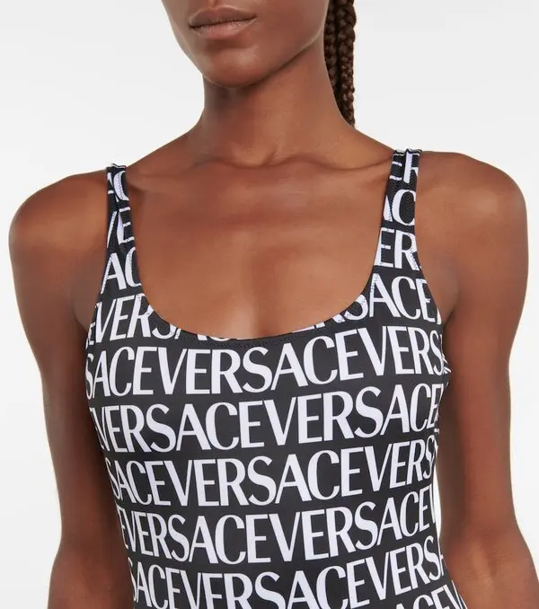 Versace Logo One-piece Swimsuit