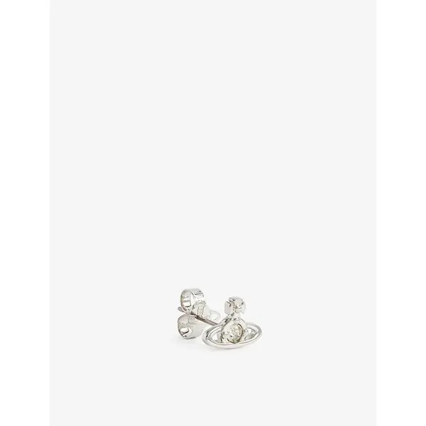 VIVIENNE WESTWOOD Solitaire Brass Single Stud Earring