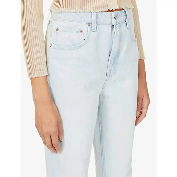 GRLFRND Melanie Flared-leg High-rise Jeans