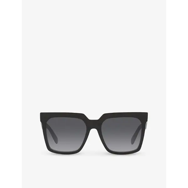 Celine Cl4055in Rectangular Sunglasses - Black
