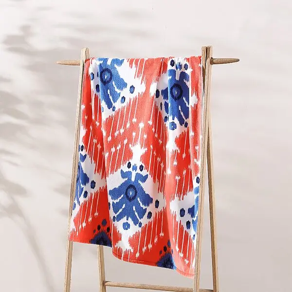 JOHN ROBSHAW Shaspura Beach Towel - Coral