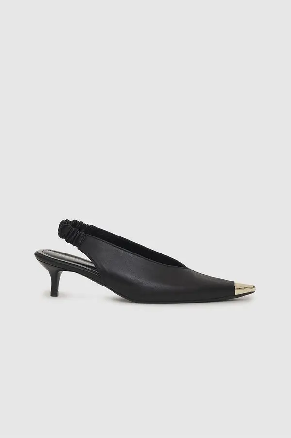 ANINE BING Nina Heels With Metal Toe Cap