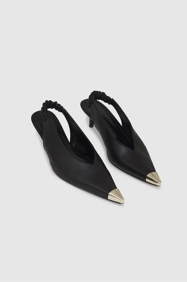 ANINE BING Nina Heels With Metal Toe Cap