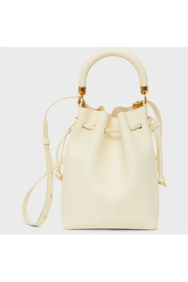 MANSUR GAVRIEL Movimento Mini Bucket Crema