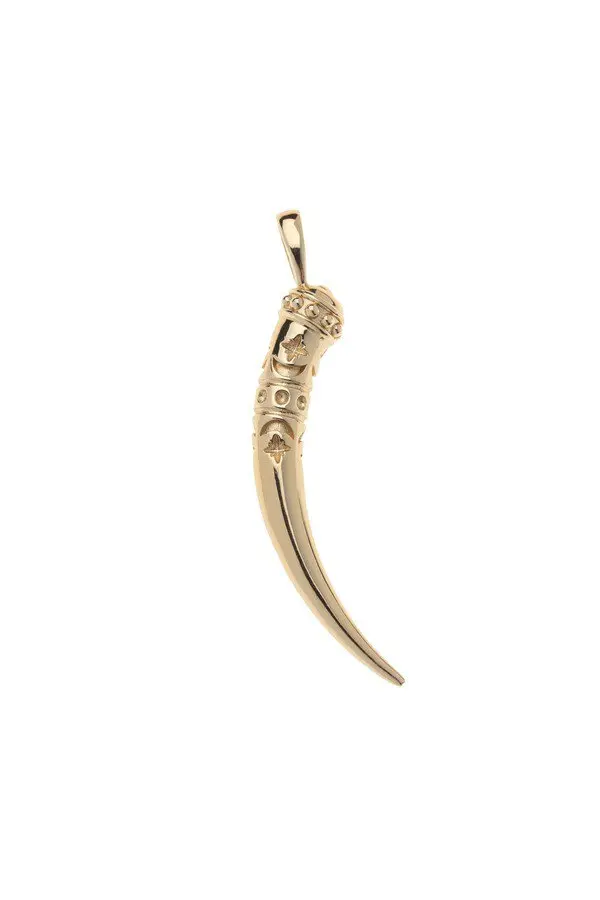 JANE WIN Protect Jw Large Tusk Pendant - Gold