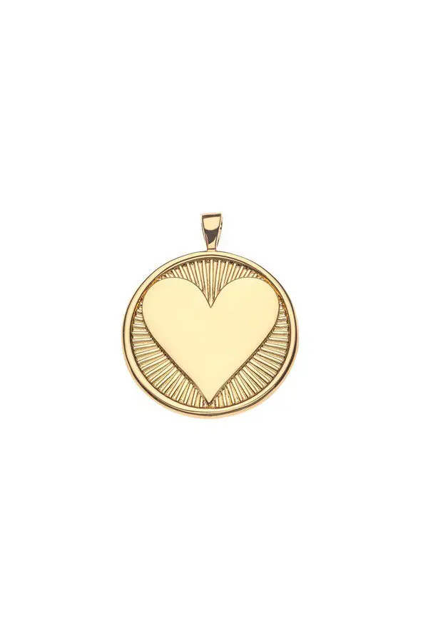 JANE WIN Love Hearts Pendant - Gold