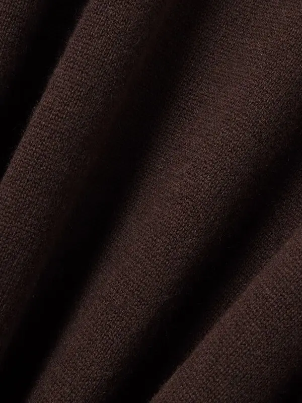 ALLUDE Wool And Cashmere-blend Turtleneck Maxi Dress