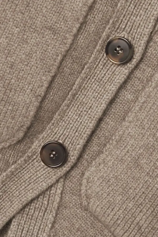 Khaite Scarlet Cashmere Cardigan - Brown
