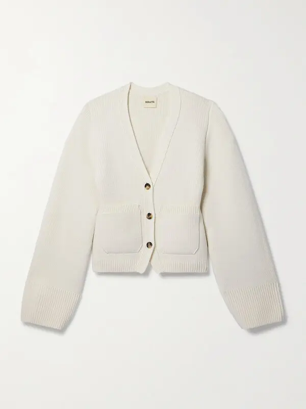 Khaite Scarlet Cashmere Cardigan - Neutrals