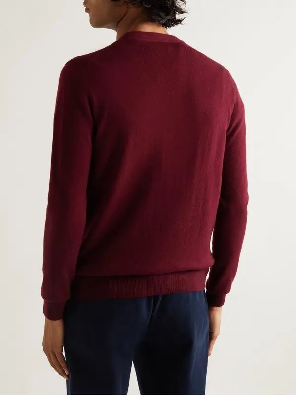 SULKA Cashmere Button-down Cardigan