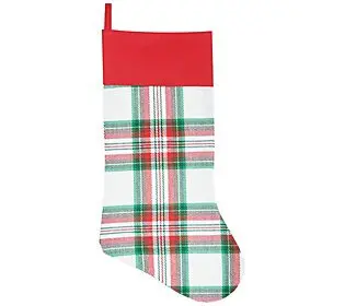 VALERIE PARR HILL Carter Christmas Plaid Stocking Valerie - One-color