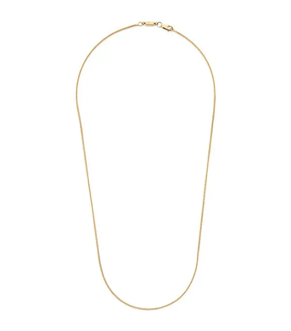 AZLEE Yellow Thin Wheat Chain - Gold