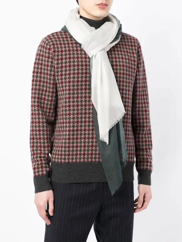 N.peal Gradient-effect Cashmere Scarf