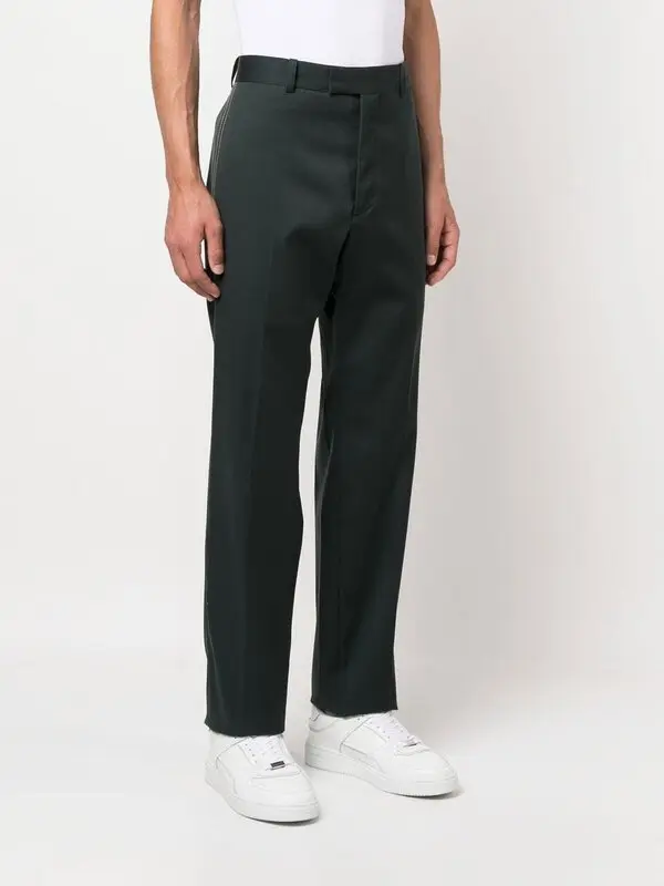 OAMC Straight-leg Trousers With Contrast Stitching