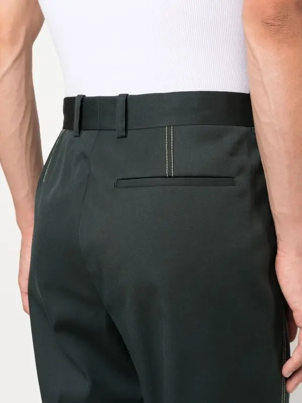 OAMC Straight-leg Trousers With Contrast Stitching