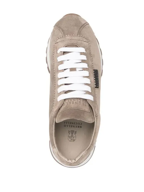 Brunello Cucinelli Bead-detailing Low-top Sneakers