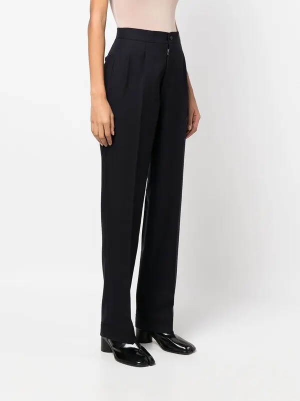MAISON MARGIELA Herringbone Wool Trousers