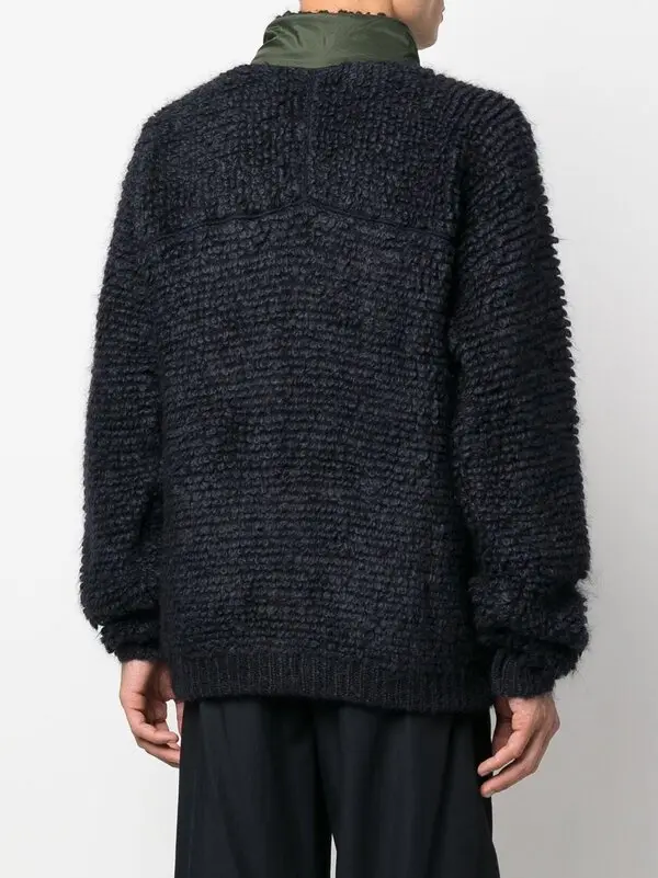 Marni Knitted Zip-up Cardigan