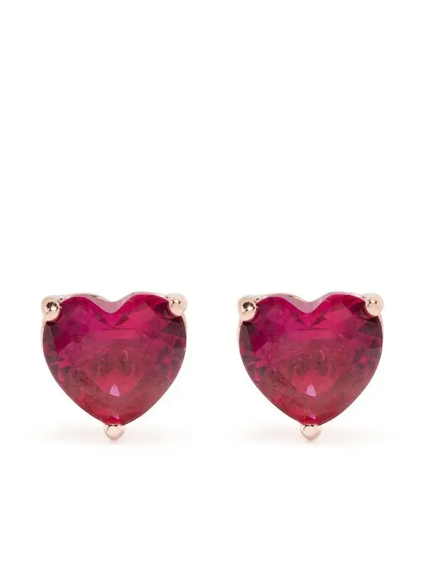 Kate Spade New York Crystal Heart-stud Earrings - Gold