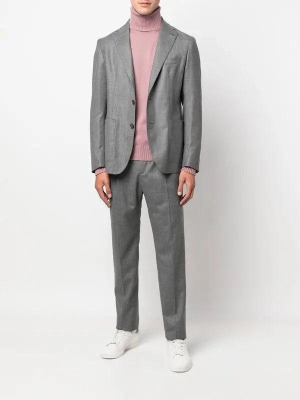 BALLANTYNE Roll-neck Wool Jumper - Pink