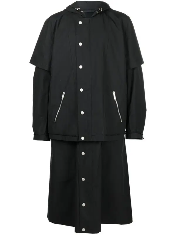44 LABEL GROUP Single-breasted Mid-length Trench Coat