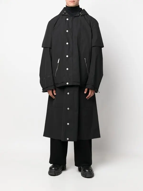 44 LABEL GROUP Single-breasted Mid-length Trench Coat