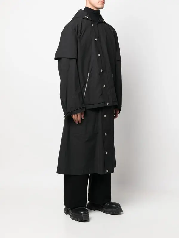 44 LABEL GROUP Single-breasted Mid-length Trench Coat