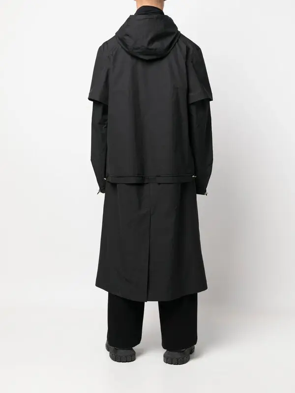 44 LABEL GROUP Single-breasted Mid-length Trench Coat