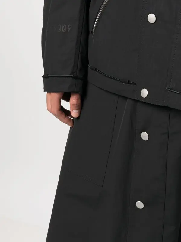 44 LABEL GROUP Single-breasted Mid-length Trench Coat
