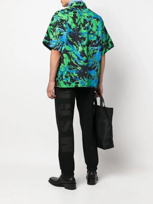 MSGM Logo-print Track Pants - Black