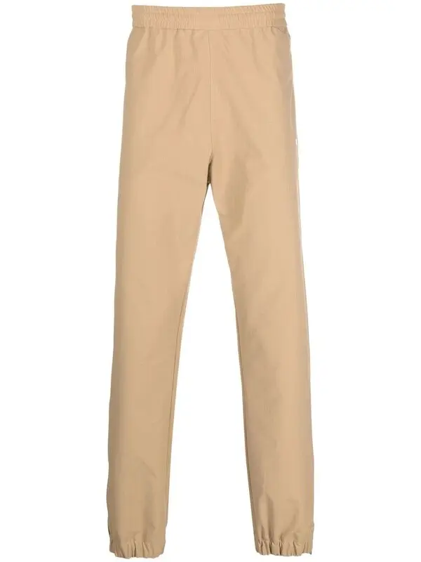 MSGM Logo-print Trousers - Neutrals