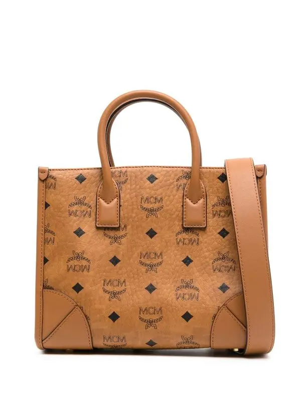 Mcm München Small Tote Bag