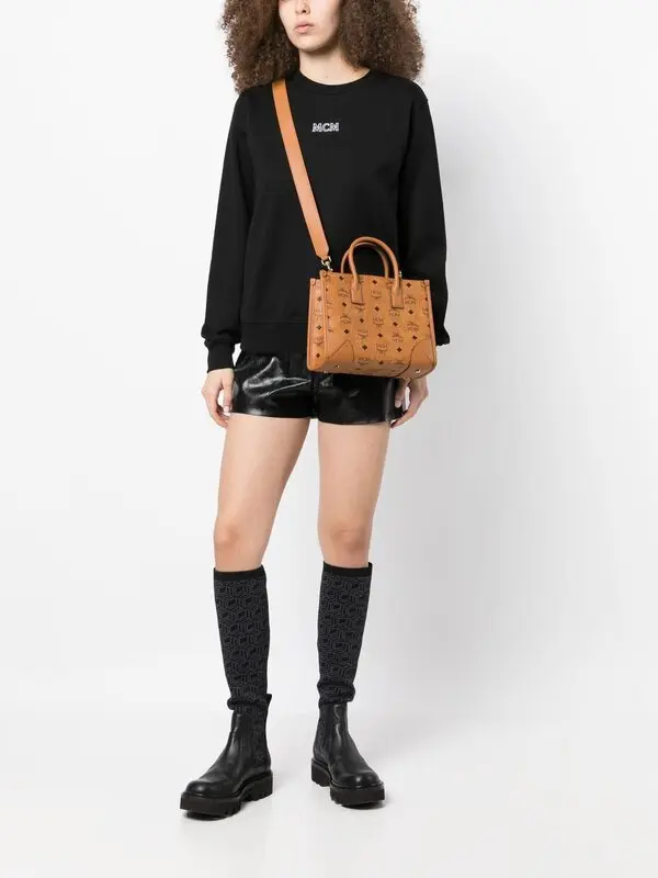 Mcm München Small Tote Bag