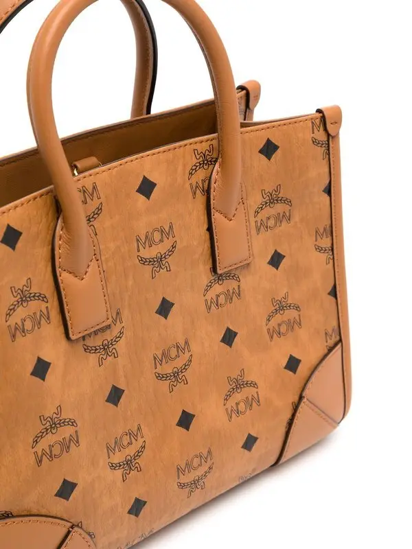 Mcm München Small Tote Bag