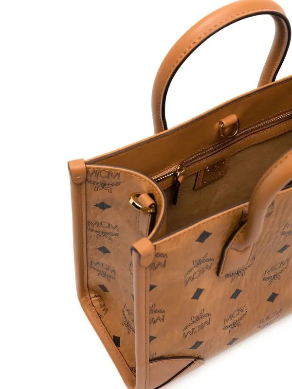Mcm München Small Tote Bag