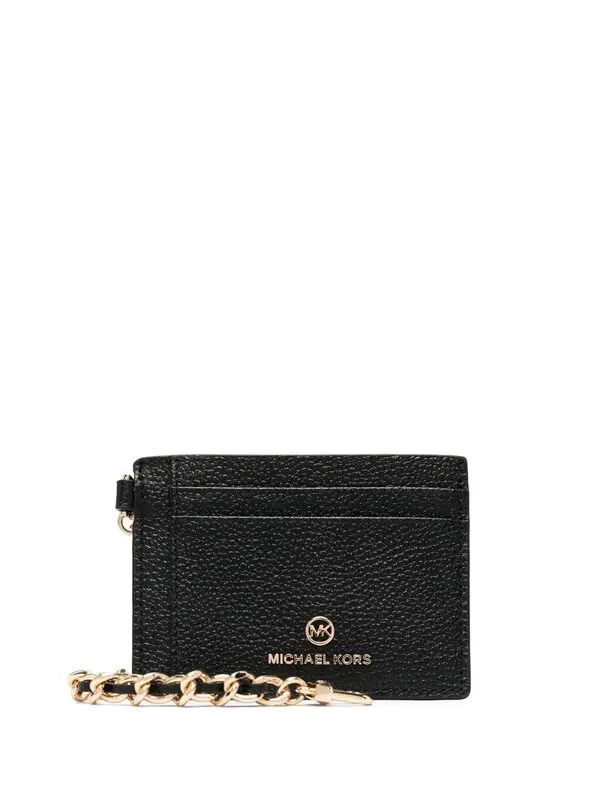 Michael Kors Jet Set Chain Cardholder - Black