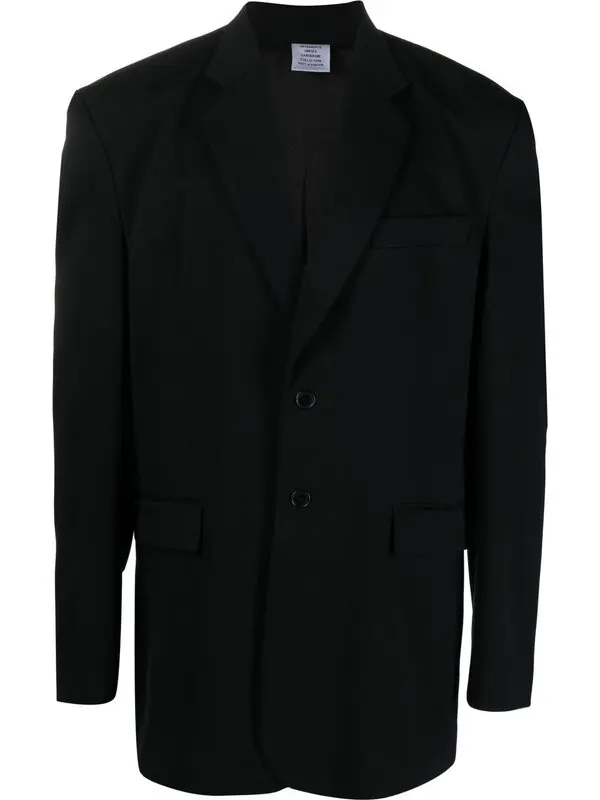 Vetements Oversize Single-breasted Blazer