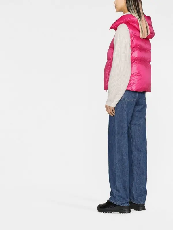 Herno Padded Gilet - Pink
