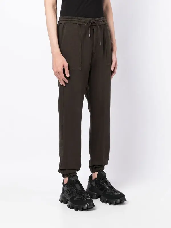 JUUN.J Elasticated-waist Cotton Track Pants