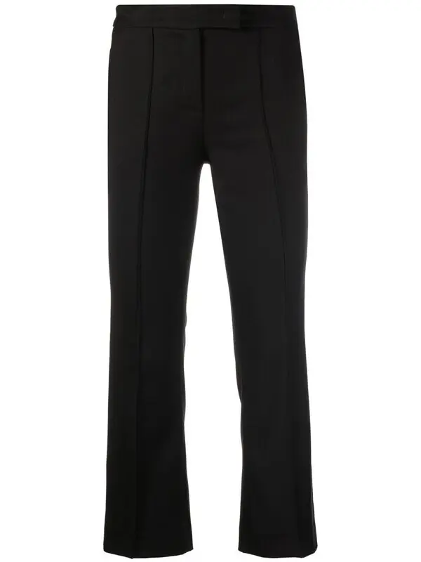 BLANCA VITA Portula Pintuck-detail Cropped Trousers