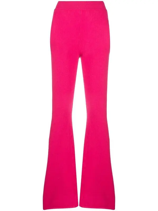 Alberta Ferretti Flared-leg High-waisted Trousers