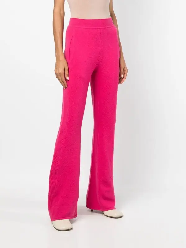 Alberta Ferretti Flared-leg High-waisted Trousers