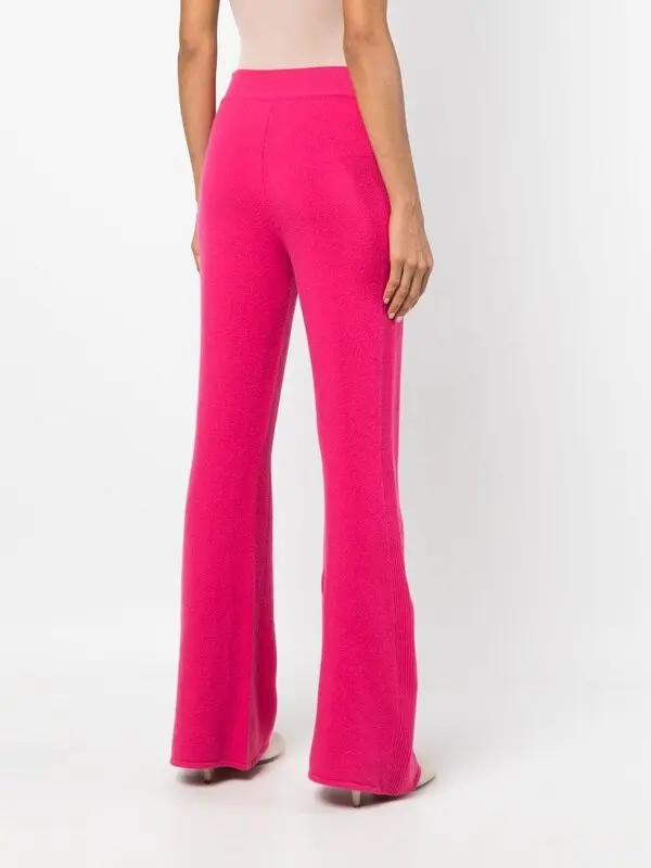 Alberta Ferretti Flared-leg High-waisted Trousers
