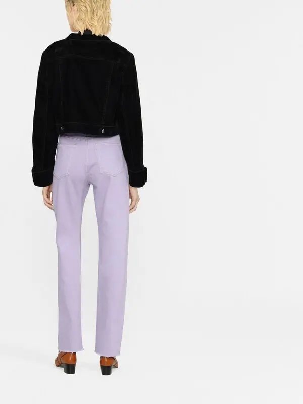 Alberta Ferretti Cotton-blend Cropped Jacket