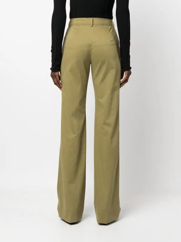 Alberta Ferretti High-waisted Straight-leg Trousers